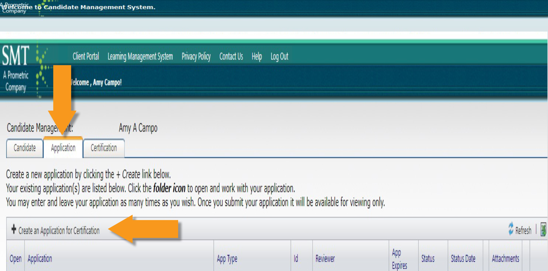 CGMS Application Process
